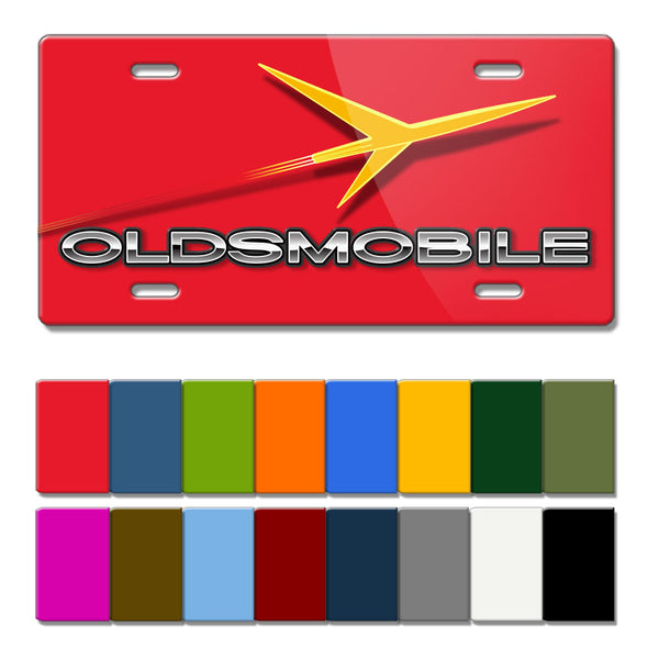 Oldsmobile Rocket Emblem 1957 - 1960 - License Plate - Vintage Emblem ...