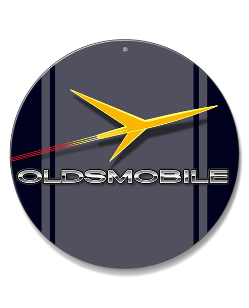 Oldsmobile Rocket Emblem 1957 - 1960 - Round Aluminum Sign - Vintage E ...