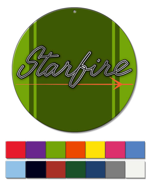 Oldsmobile Starfire Emblem 1964 - Round Aluminum Sign - Vintage Emblem ...