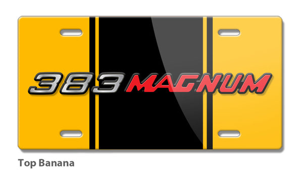 Dodge 383 Magnum Emblem Novelty License Plate – Legend Lines