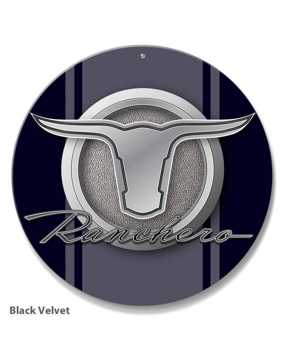 1960 - 1963 Ford Ranchero Emblem Round Aluminum Sign – Legend Lines