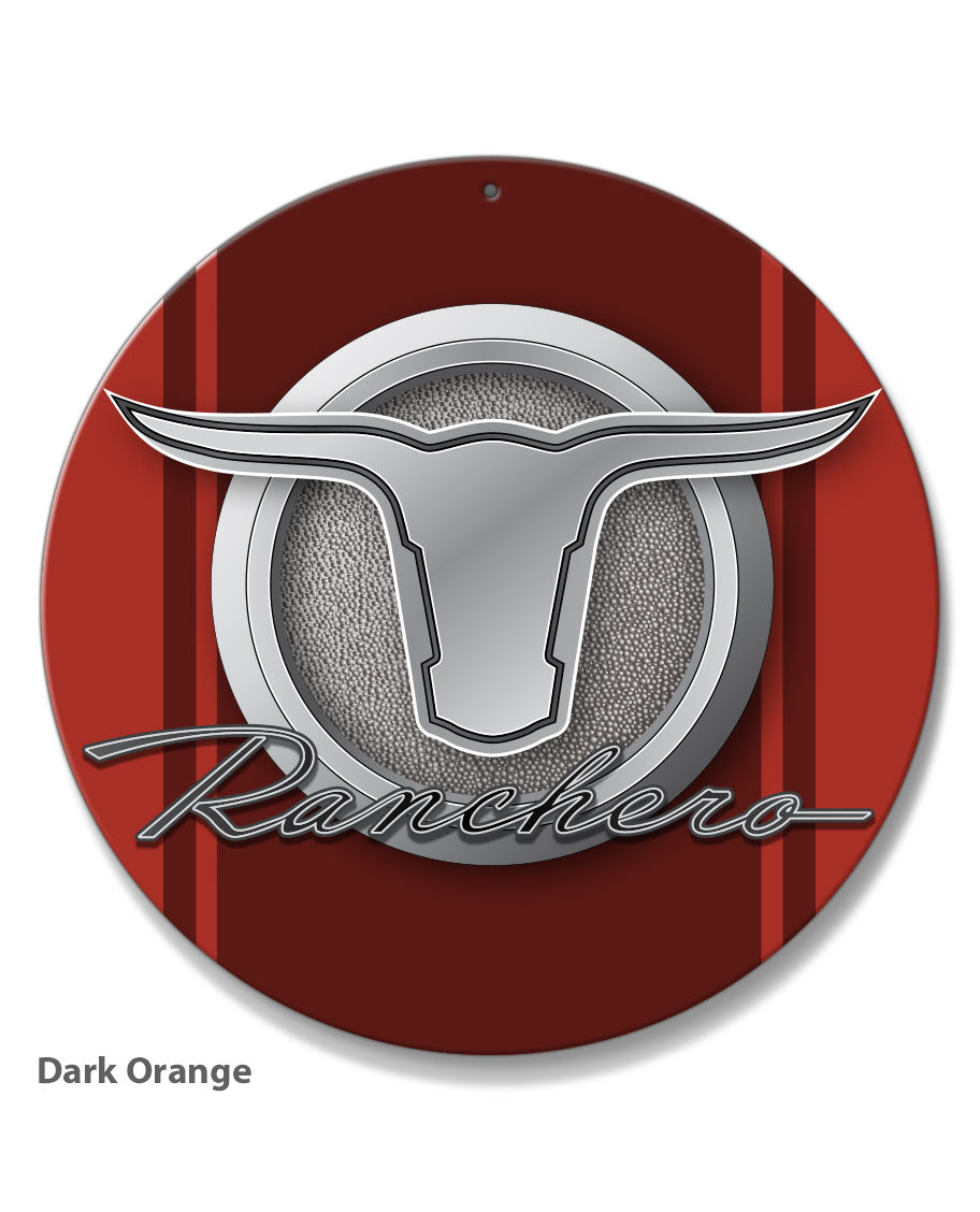 1960 - 1963 Ford Ranchero Emblem Round Aluminum Sign – Legend Lines