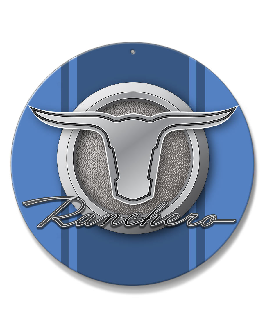 1960 - 1963 Ford Ranchero Emblem Round Aluminum Sign – Legend Lines