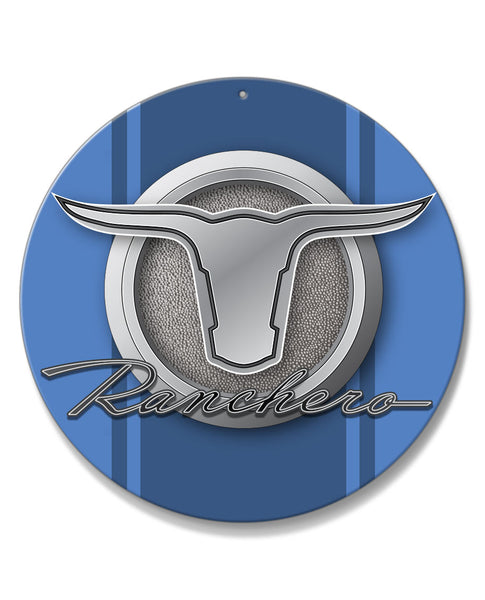 1960 - 1963 Ford Ranchero Emblem Round Aluminum Sign – Legend Lines