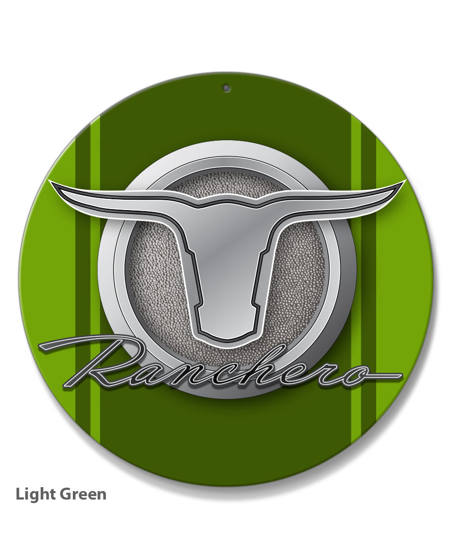 1960 - 1963 Ford Ranchero Emblem Round Aluminum Sign – Legend Lines