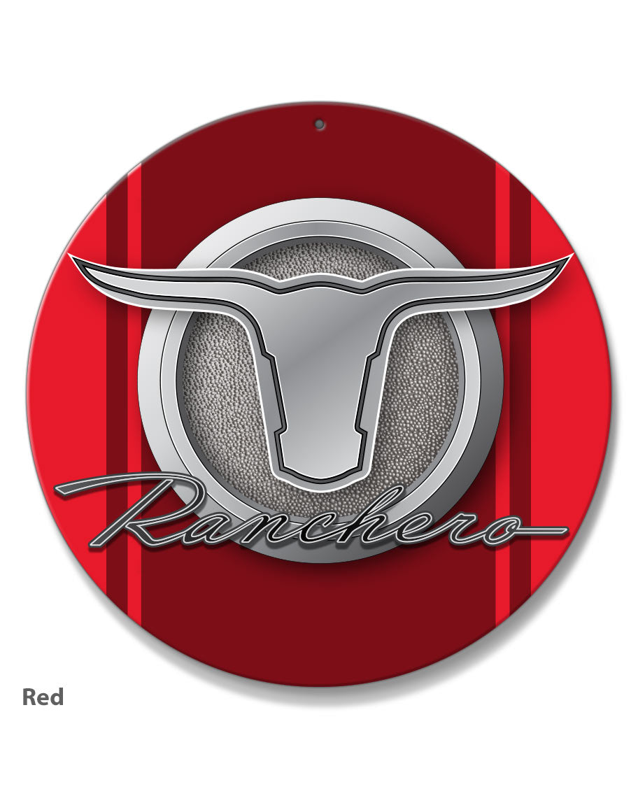 1960 - 1963 Ford Ranchero Emblem Round Aluminum Sign – Legend Lines