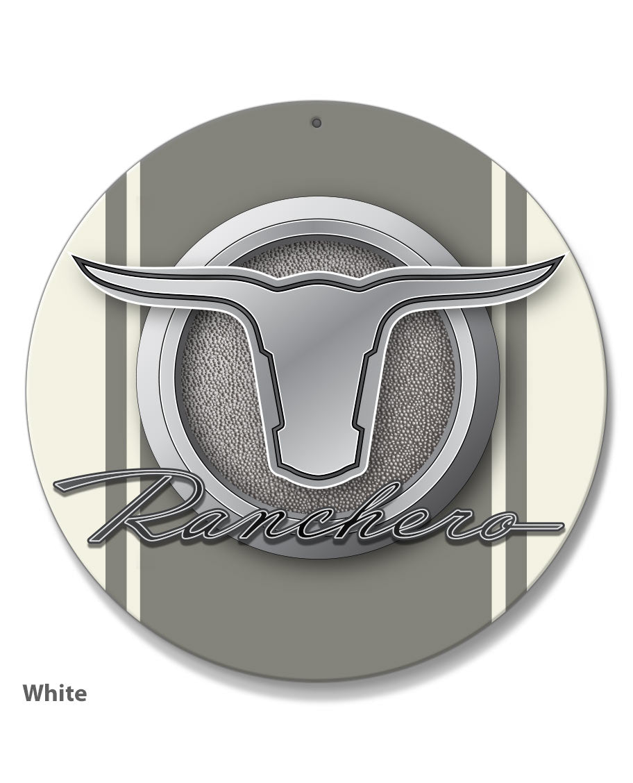 1960 - 1963 Ford Ranchero Emblem Round Aluminum Sign – Legend Lines
