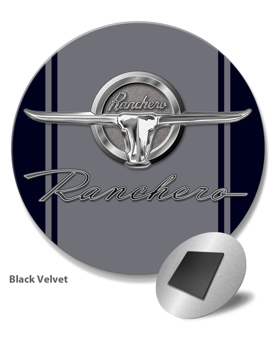 1964 - 1965 Ford Ranchero Emblem Round Fridge Magnet – Legend Lines