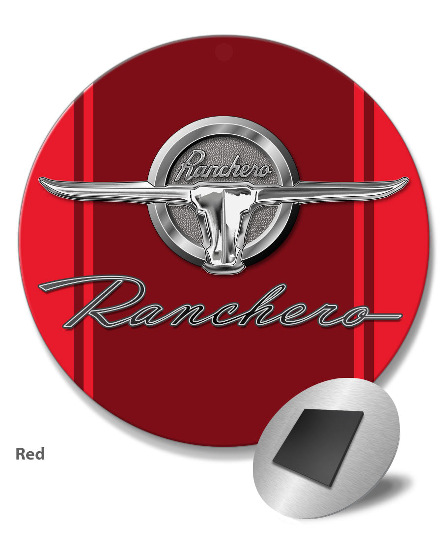 1964 - 1965 Ford Ranchero Emblem Round Fridge Magnet – Legend Lines