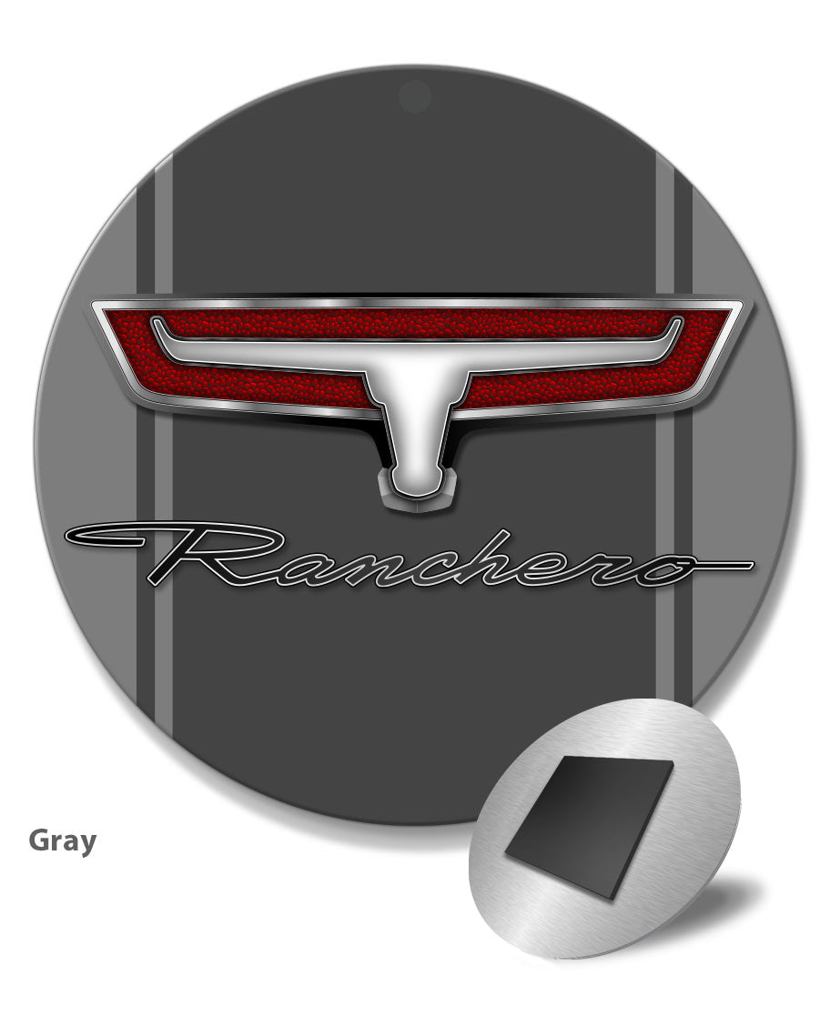 1966 - 1967 Ford Ranchero Emblem Round Fridge Magnet – Legend Lines