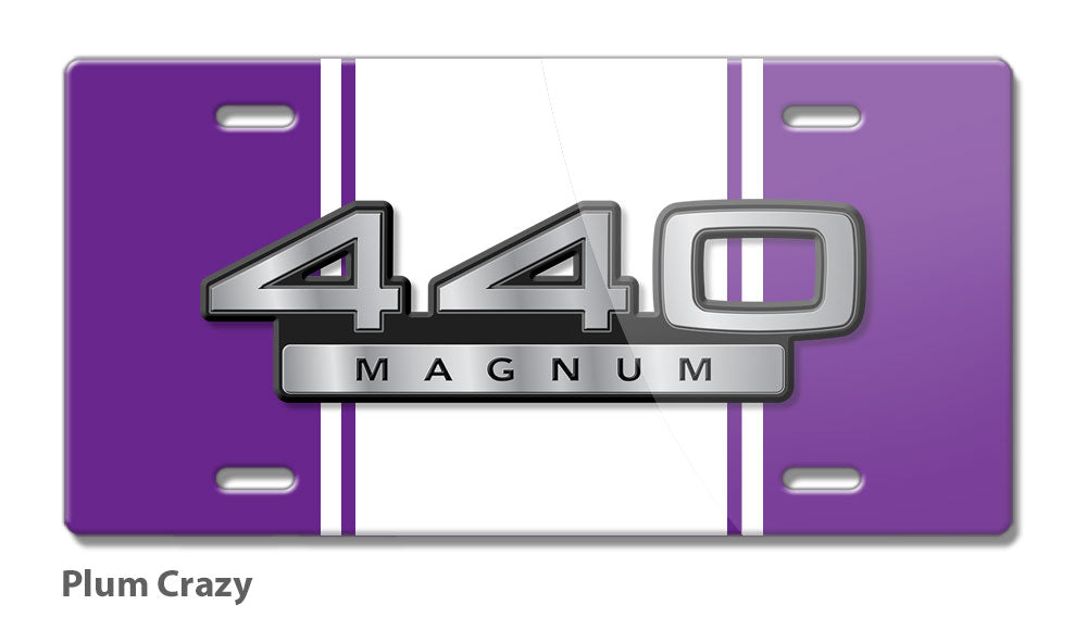 Dodge 440 Magnum 1967 - 1968 Emblem Novelty License Plate – Legend Lines