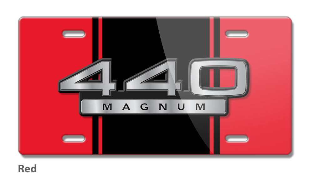 Dodge 440 Magnum 1967 - 1968 Emblem Novelty License Plate – Legend Lines