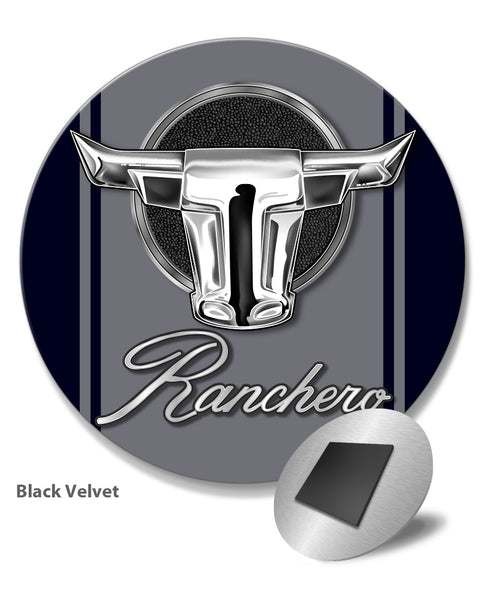 1968 - 1971 Ford Ranchero Emblem Round Fridge Magnet – Legend Lines