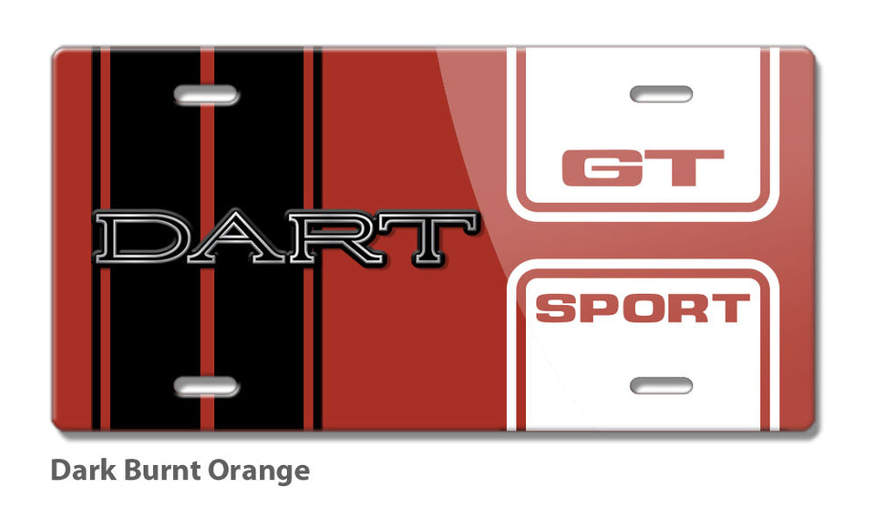 Dodge Dart GT Sport 1969 Emblem Novelty License Plate – Legend Lines