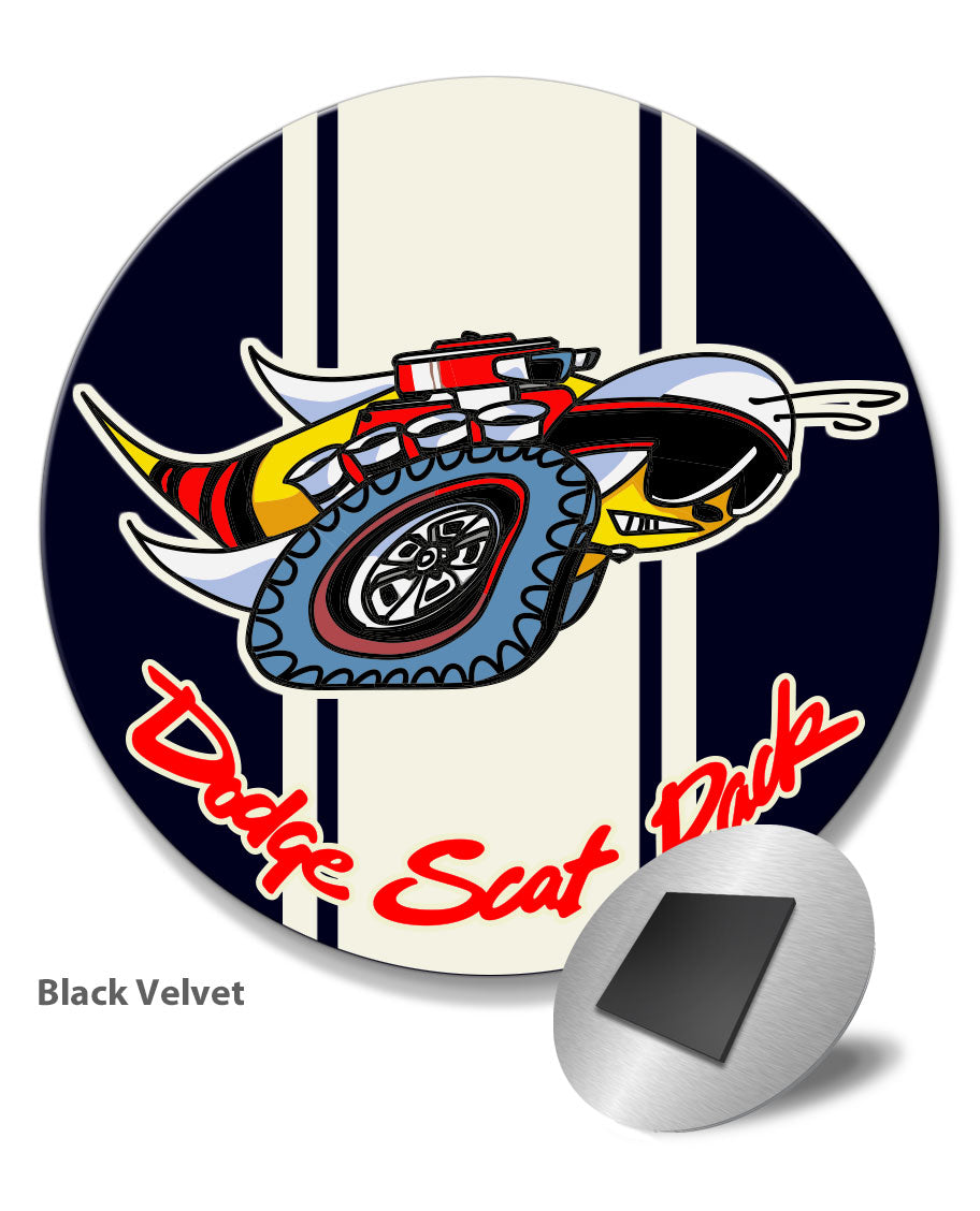 Dodge Scat Pack 1969 Emblem Round Fridge Magnet – Legend Lines
