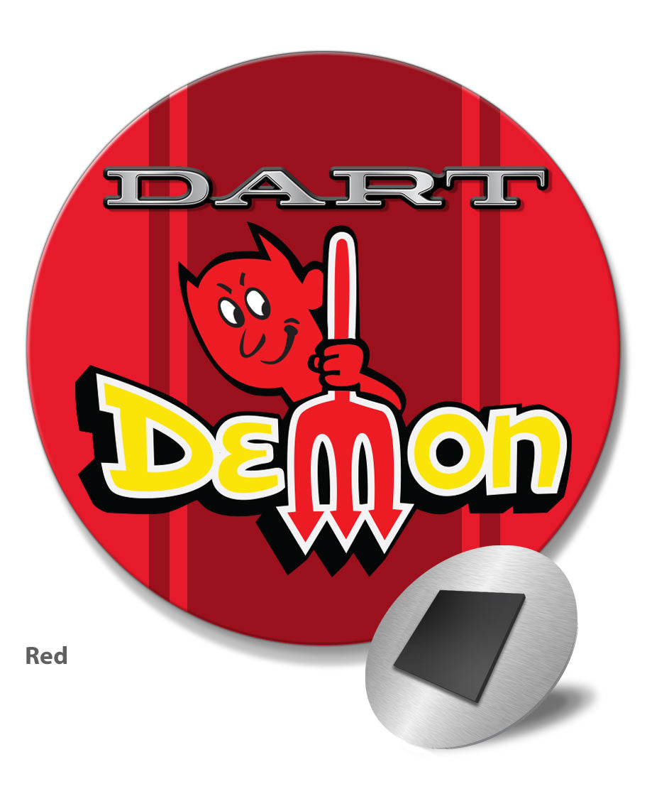 Dodge Dart Demon 1971 Emblem Novelty Round Fridge Magnet – Legend Lines
