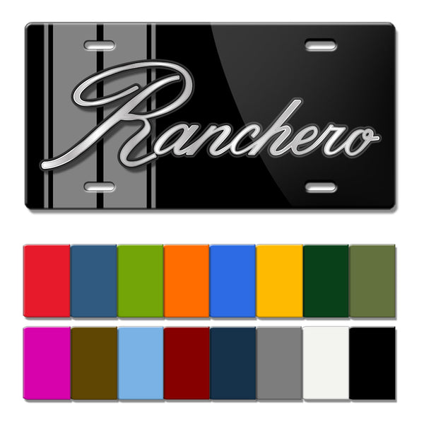1972 - 1976 Ford Ranchero Emblem Novelty License Plate – Legend Lines