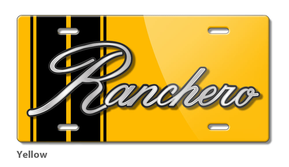 1972 - 1976 Ford Ranchero Emblem Novelty License Plate – Legend Lines