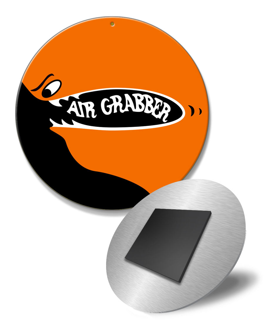 1967 - 1974 Plymouth GTX Road Runner Air Grabber Round Fridge Magnet ...