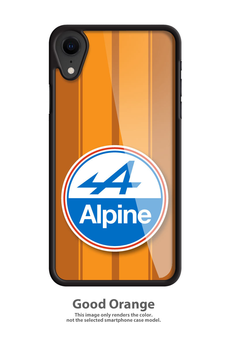 Alpine Renault Badge Emblem Smartphone Case - Racing Stripes – Legend Lines