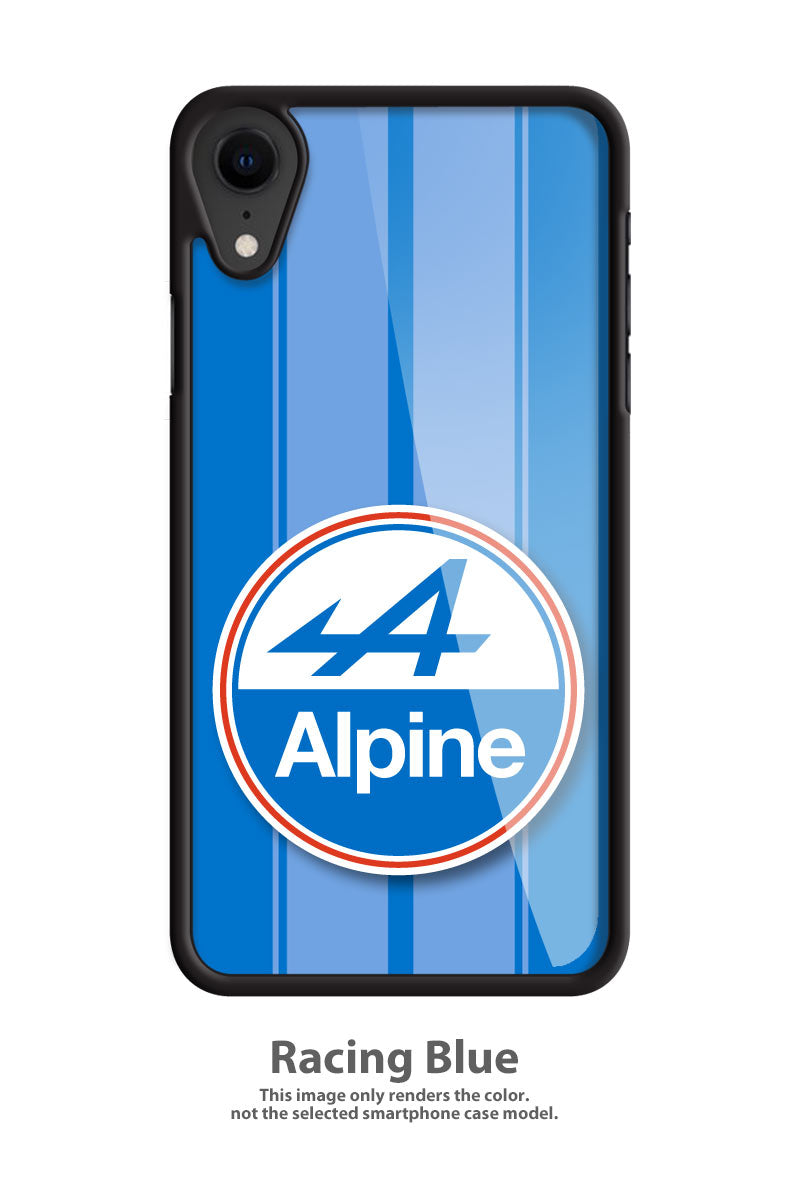 Alpine Renault Badge Emblem Smartphone Case - Racing Stripes – Legend Lines