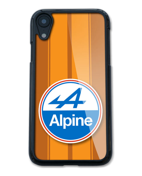 Alpine Renault Badge Emblem Smartphone Case - Racing Stripes – Legend Lines