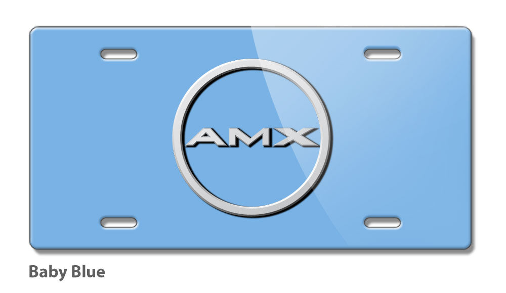 1968 - 1969 AMC AMX Quarter Panel Circle Emblem Novelty License Plate ...
