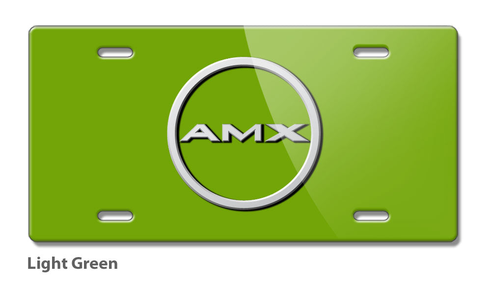 1968 - 1969 AMC AMX Quarter Panel Circle Emblem Novelty License Plate ...