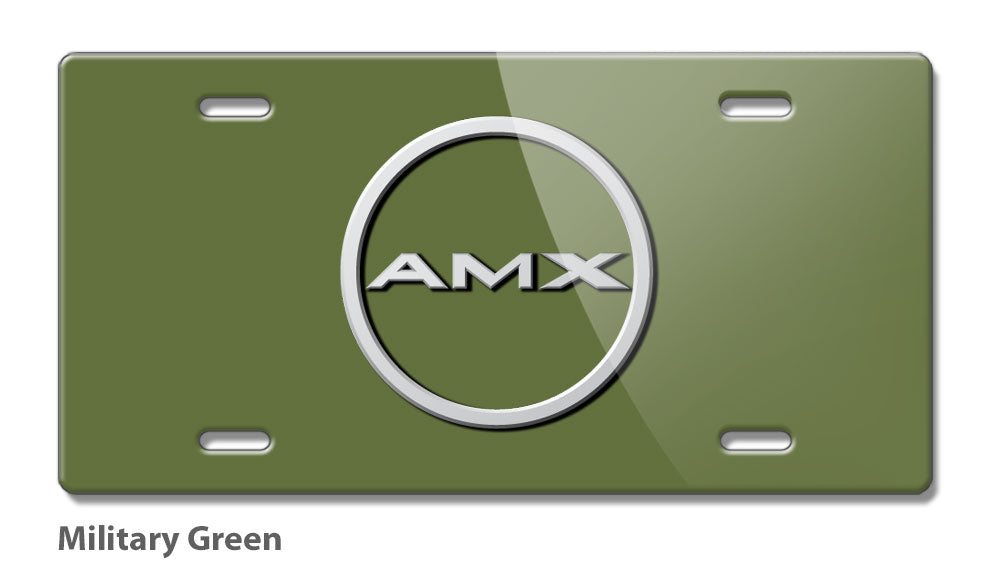 1968 - 1969 AMC AMX Quarter Panel Circle Emblem Novelty License Plate ...