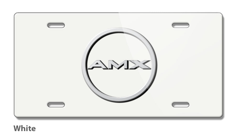 1968 - 1969 AMC AMX Quarter Panel Circle Emblem Novelty License Plate ...