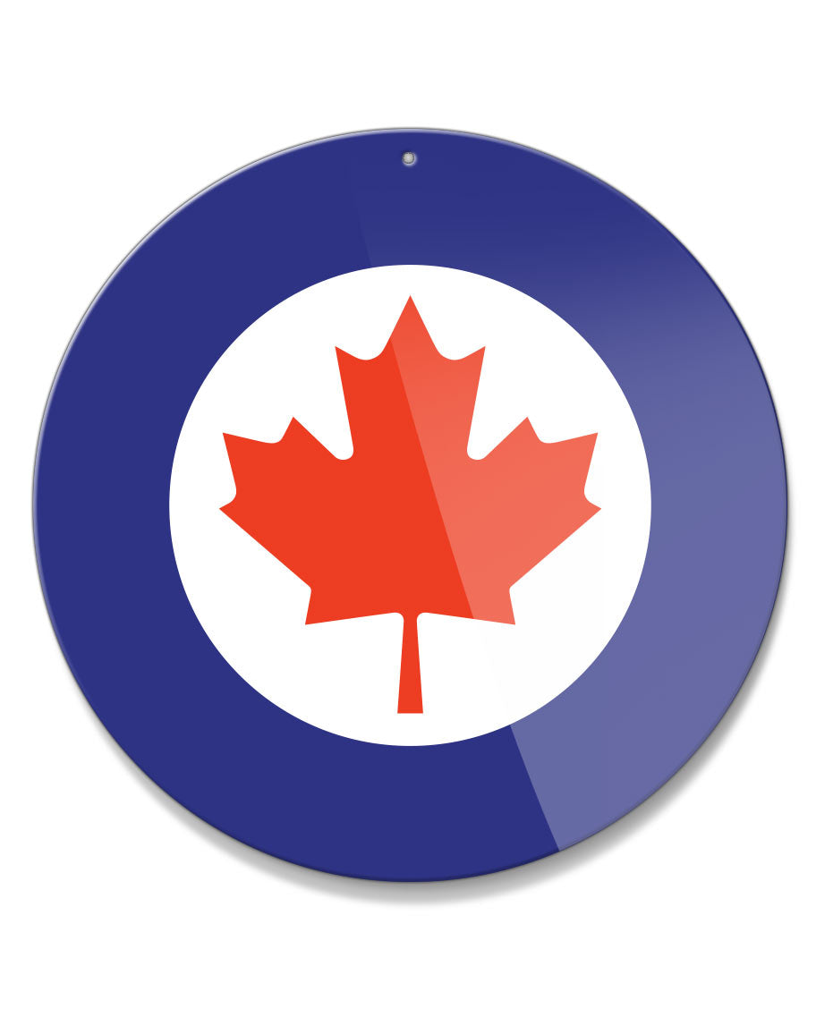 Canadian Royal Air Force Roundel Aluminum Sign – Legend Lines