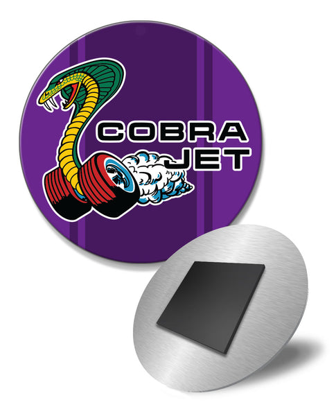 Cobra Jet Snake Emblem 1968 - 1969 Round Fridge Magnet – Legend Lines