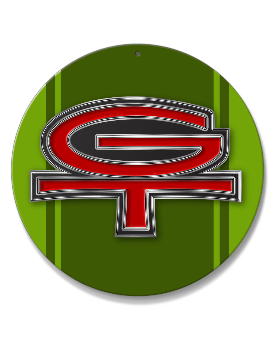 Ford GT Emblem from 1965 Round Aluminum Sign – Legend Lines