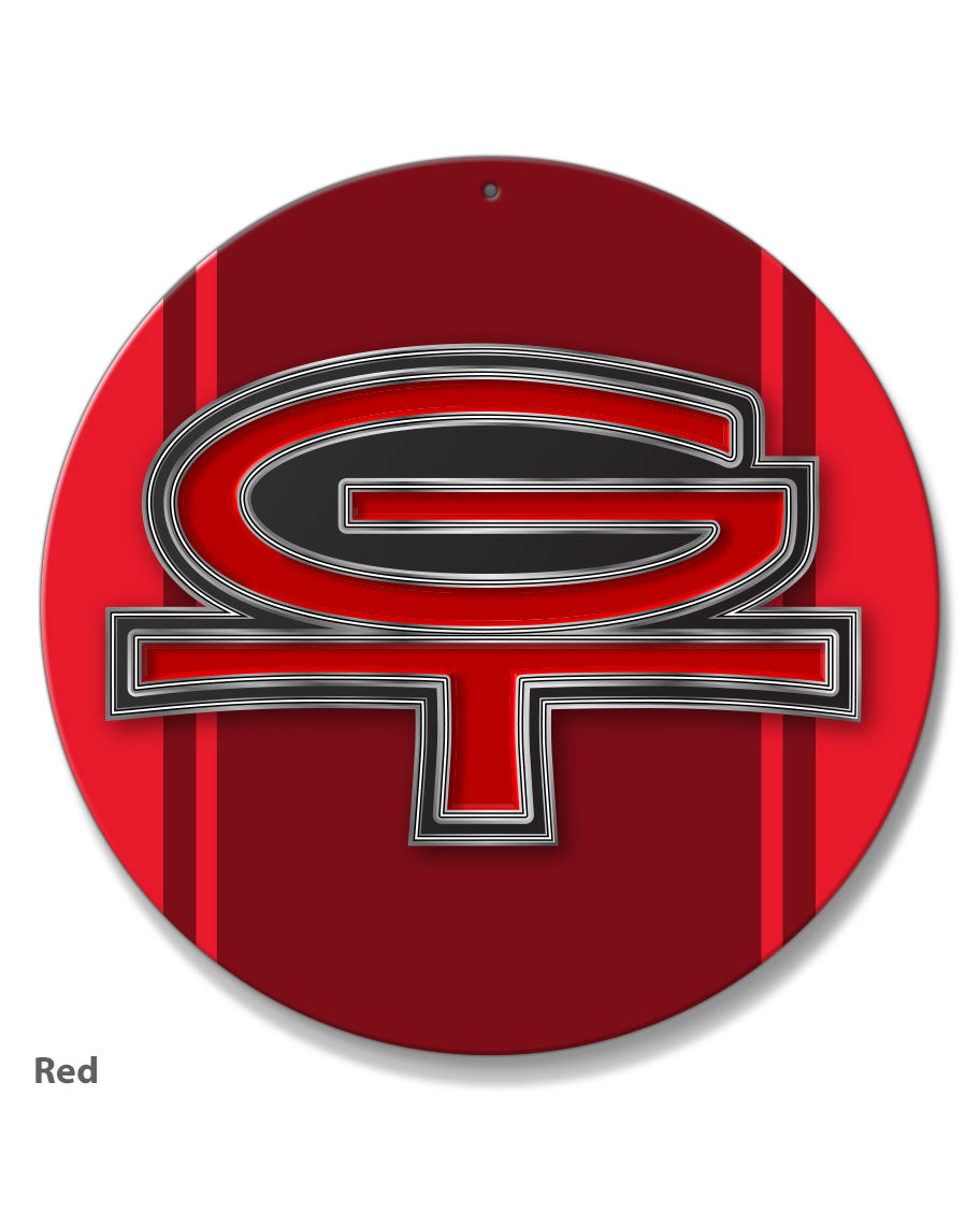 Ford GT Emblem from 1965 Round Aluminum Sign – Legend Lines