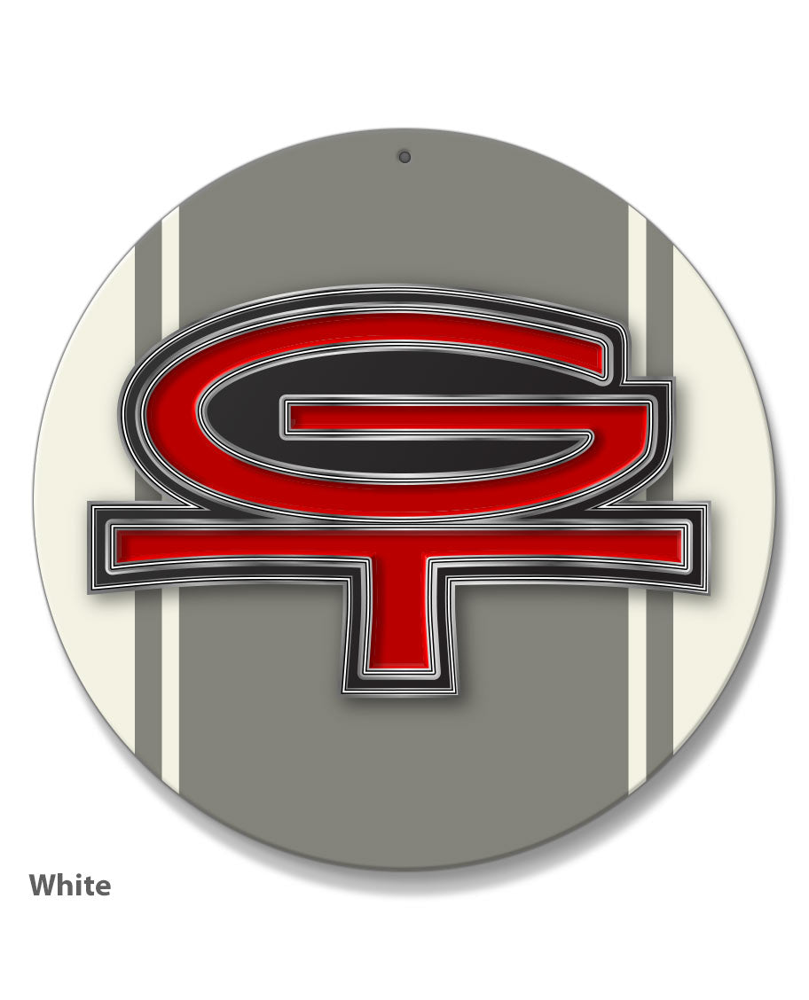 Ford GT Emblem from 1965 Round Aluminum Sign – Legend Lines