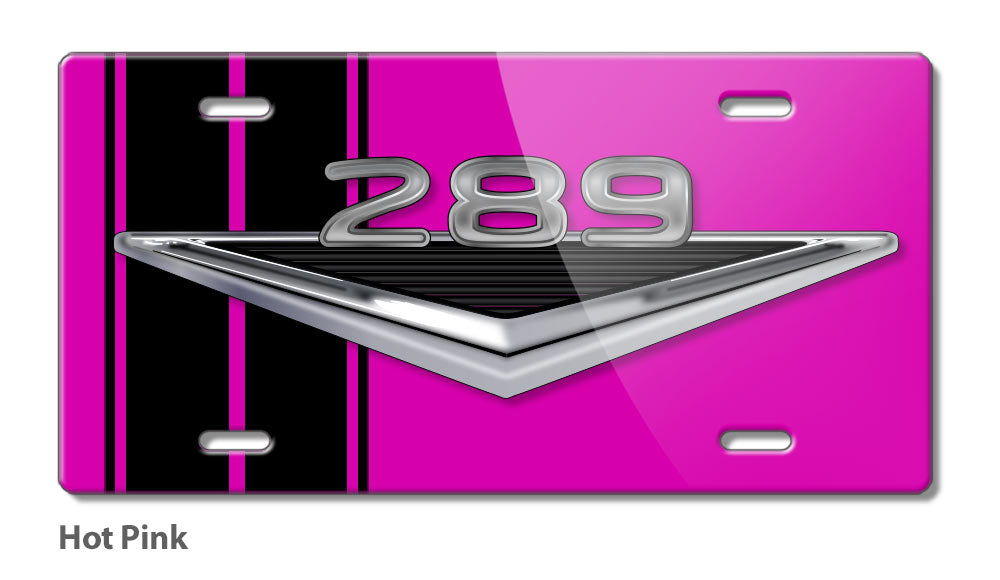 289 c.i. V8 Engine Emblem Novelty License Plate – Legend Lines