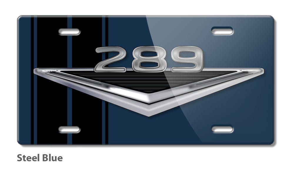 289 c.i. V8 Engine Emblem Novelty License Plate – Legend Lines