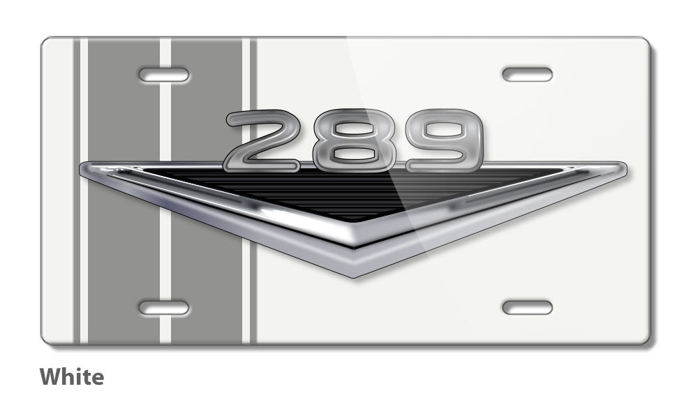 289 c.i. V8 Engine Emblem Novelty License Plate – Legend Lines