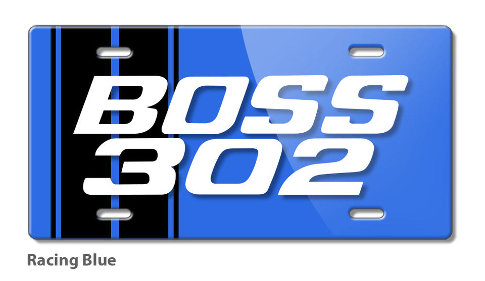 BOSS 302 c.i. V8 Engine Emblem 1969 - 1970 Novelty License Plate ...