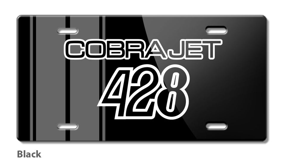 Cobra Jet 428 c.i. V8 Engine Emblem 1968 - 1970 Novelty License Plate ...