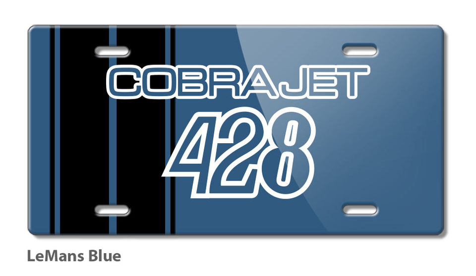 Cobra Jet 428 c.i. V8 Engine Emblem 1968 - 1970 Novelty License Plate ...