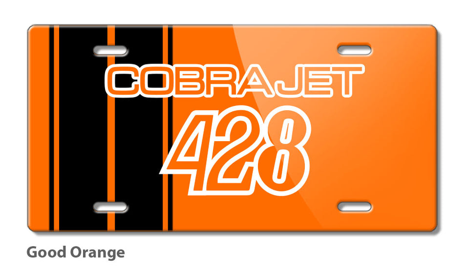 Cobra Jet 428 c.i. V8 Engine Emblem 1968 - 1970 Novelty License Plate ...