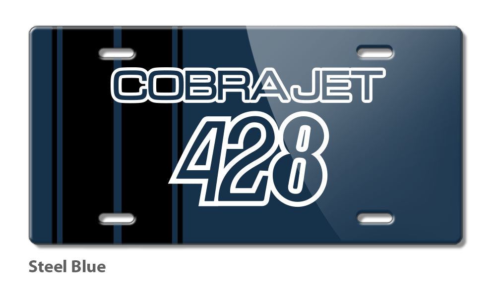 Cobra Jet 428 c.i. V8 Engine Emblem 1968 - 1970 Novelty License Plate ...