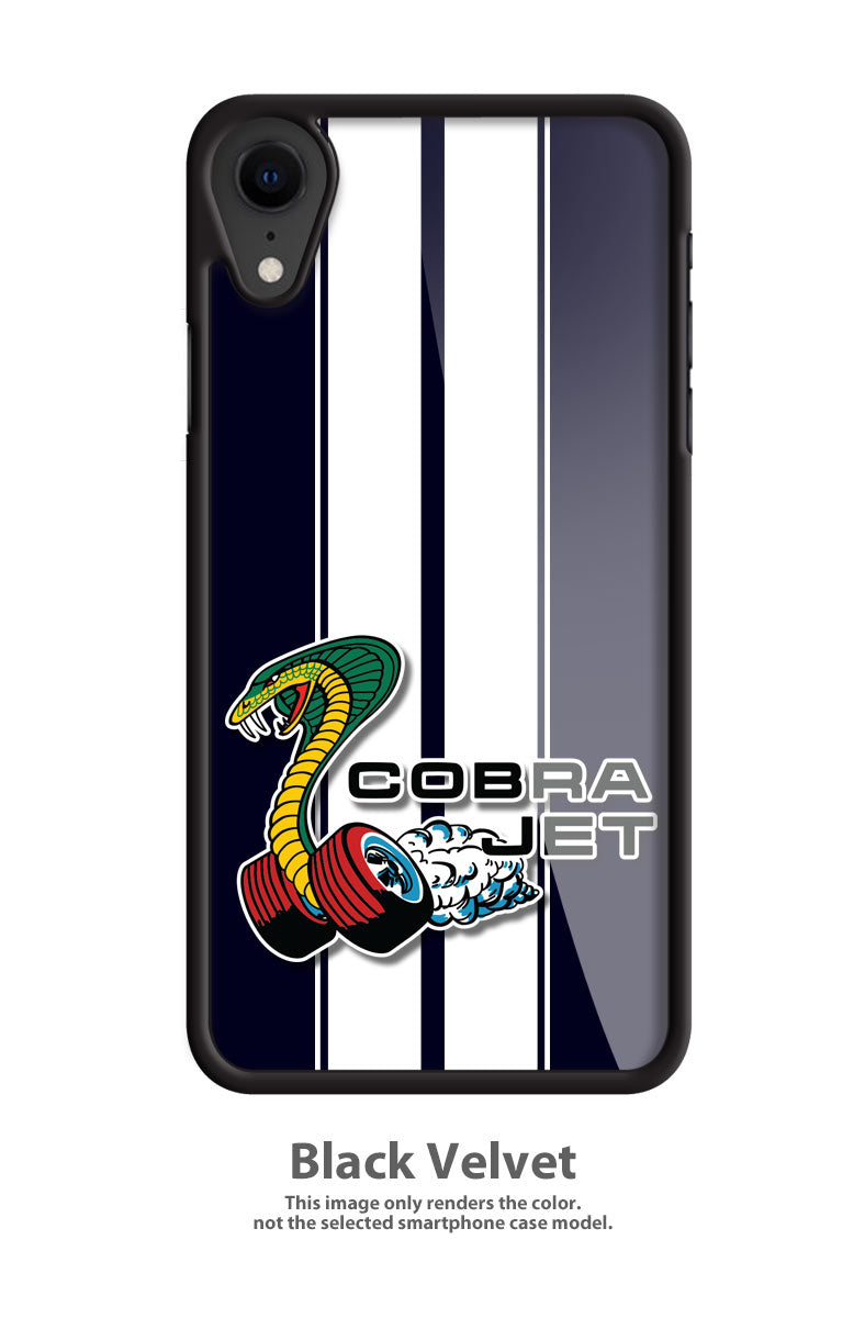 Cobra Jet Snake Emblem 1968 - 1969 Smartphone Case - Racing Stripes ...