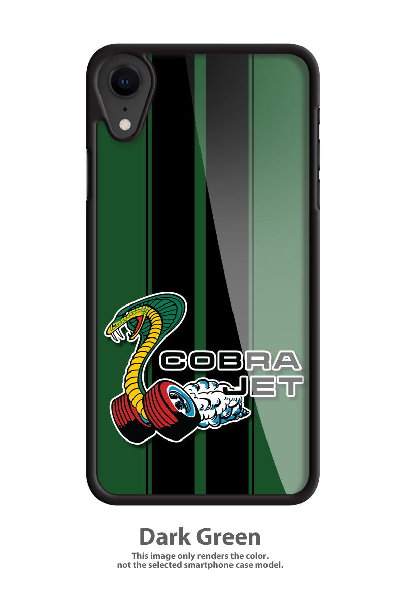Cobra Jet Snake Emblem 1968 - 1969 Smartphone Case - Racing Stripes ...