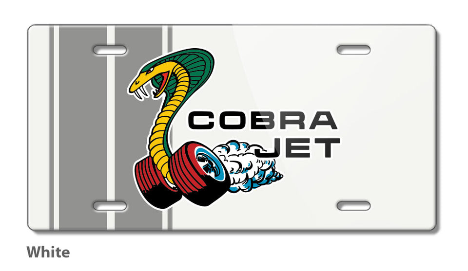 Cobra Jet Snake Emblem 1968 - 1969 Novelty License Plate – Legend Lines