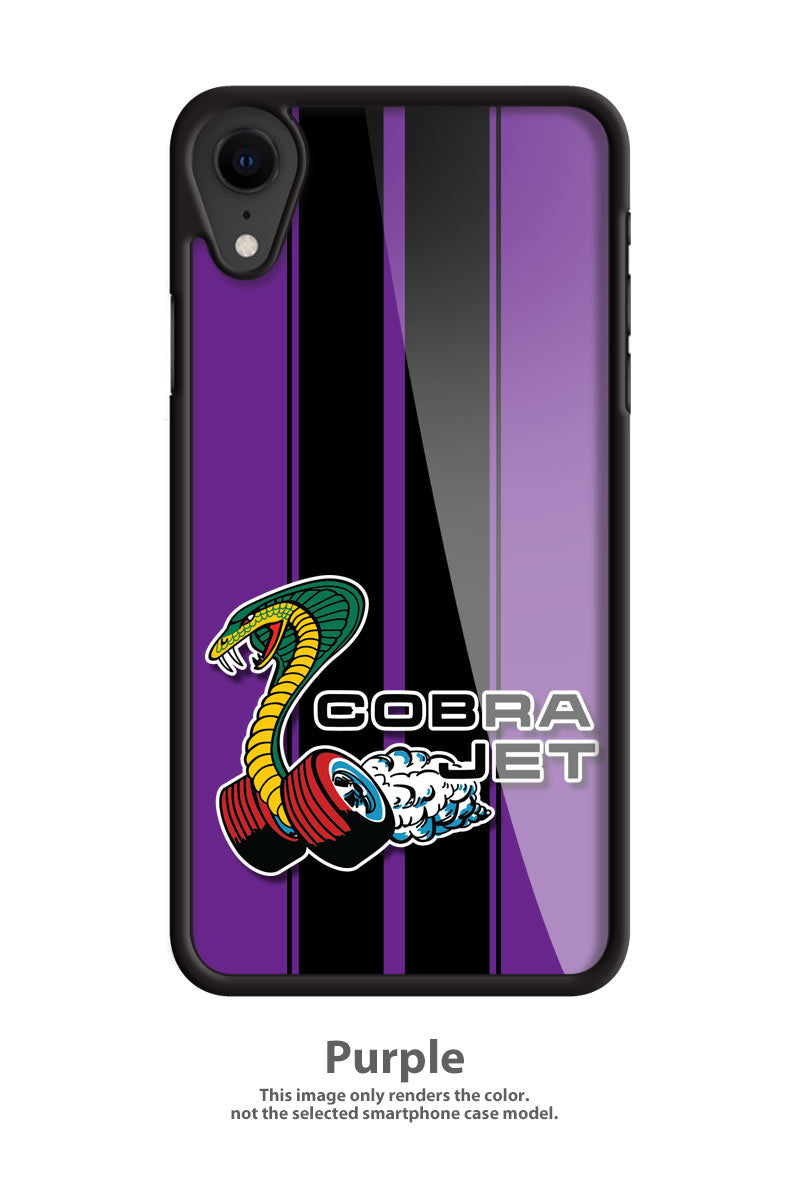 Cobra Jet Snake Emblem 1968 - 1969 Smartphone Case - Racing Stripes ...