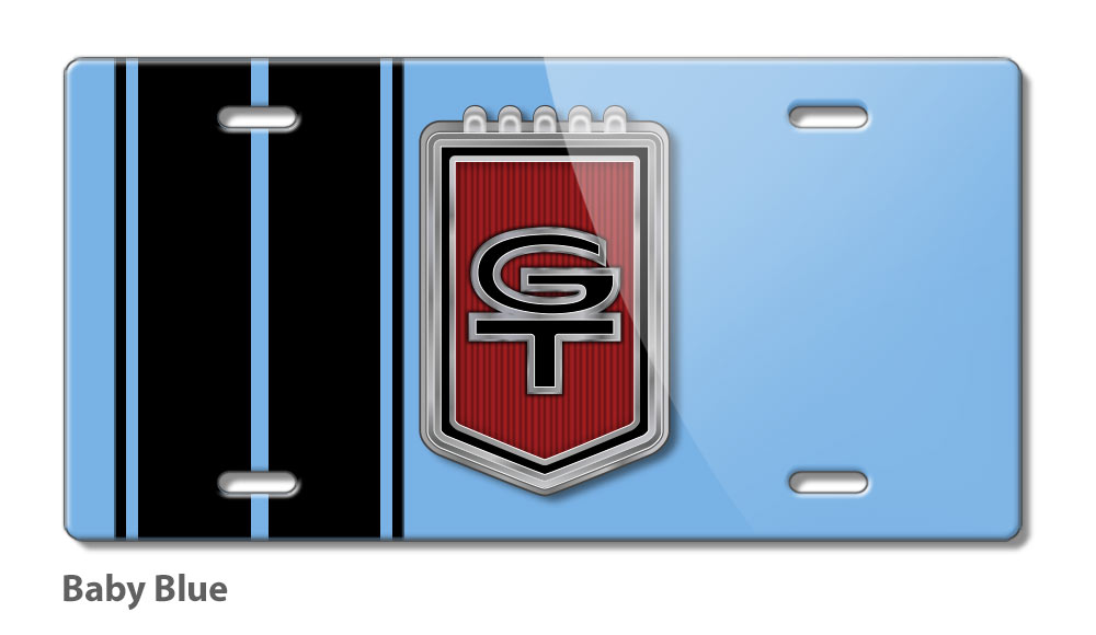 Ford Mustang GT Emblem 1965 - 1967 Novelty License Plate – Legend Lines