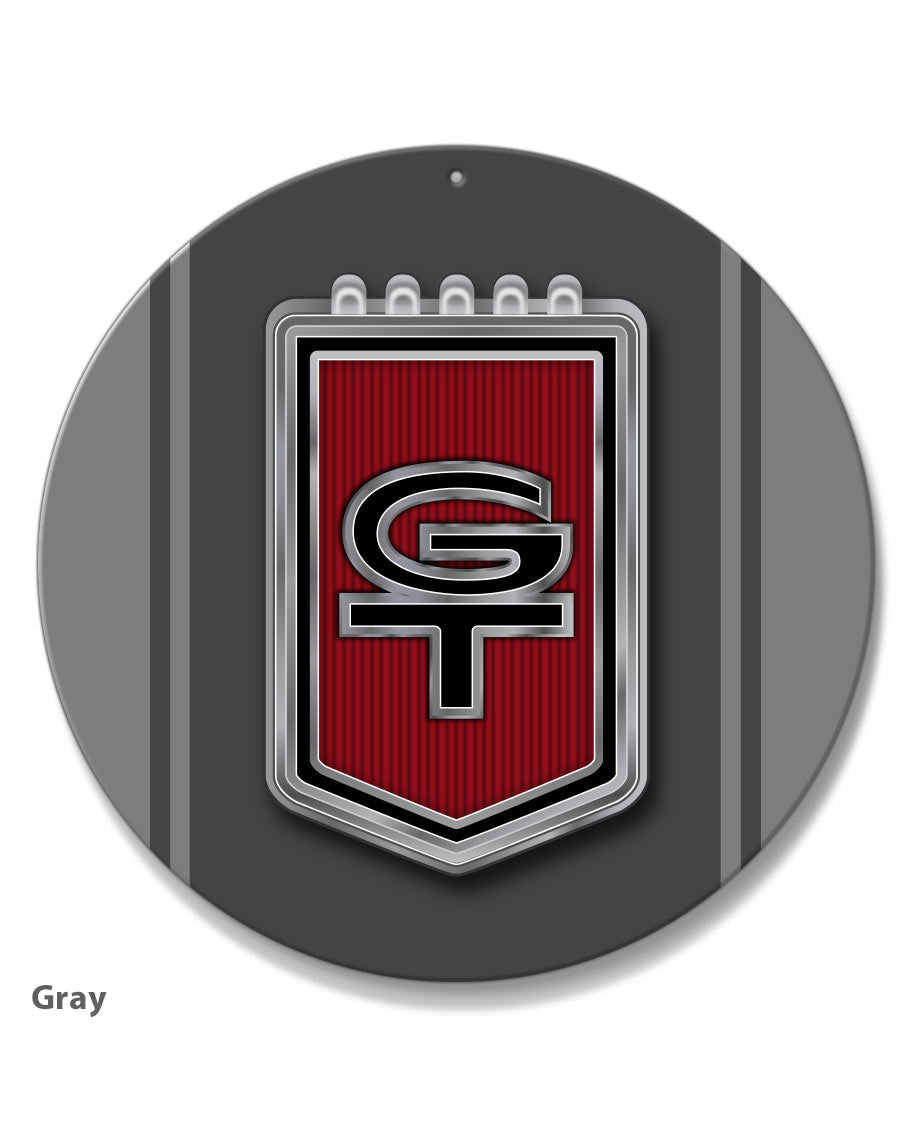 Ford Mustang GT Emblem 1965 - 1967 Round Aluminum Sign – Legend Lines