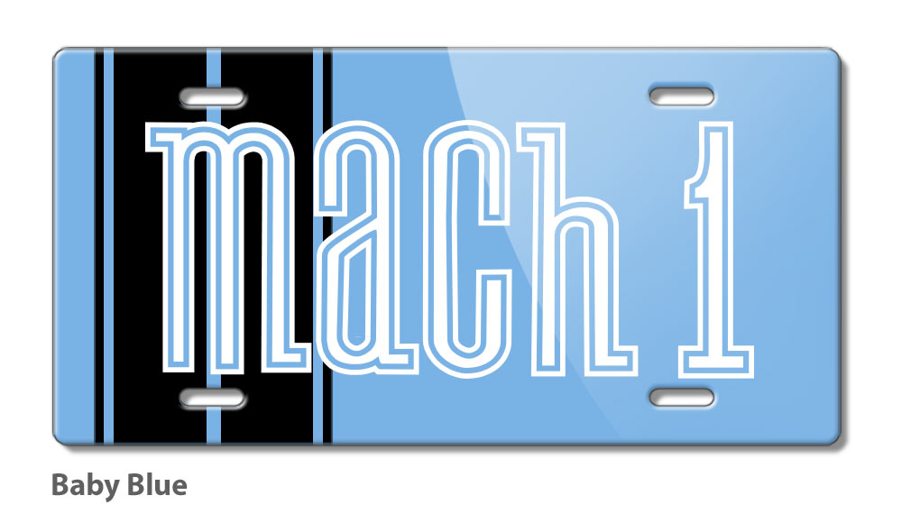 Ford Mustang Mach 1 Emblem Novelty License Plate – Legend Lines